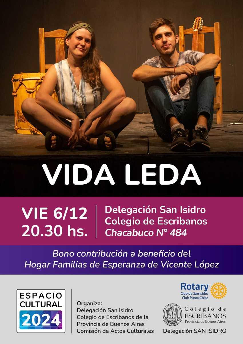 Dúo Vida Leda en Concierto - Colegio de Escribanos